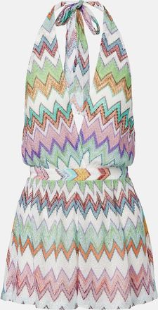 Missoni Combishort Zigzag en lam&eacute;