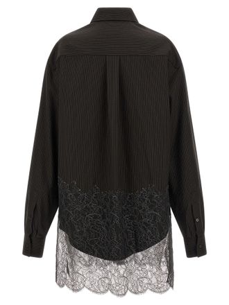 Fendi Mens Brown Virgin Wool Blouse