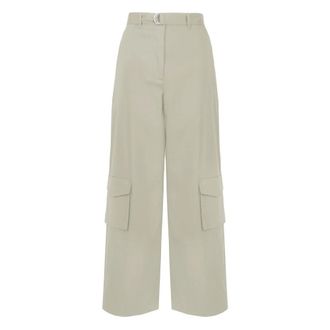 Bomboogie Femme, Pantalons, Beige, Taille: 38 FR Cargo Palazzo Pants