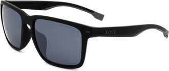 HUGO BOSS Sonnenbrillen Hugo Boss BOSS 1542/F/S O6W MATTE BLACK GREY 59/17/140 Herren