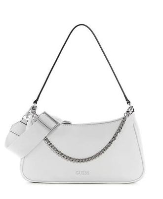 Guess Yesenia Shoulder Bag, Sac &agrave; bandouli&egrave;re Femme, Blanc, Taille Unique
