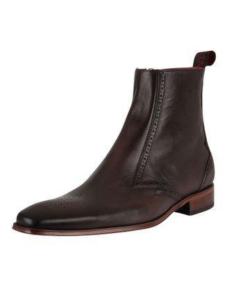 Jeffery West Chelsea-Stiefel aus Leder mit Rei&szlig;verschluss - Braun