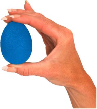 Sport-Tec Squeeze Egg Handtrainer Fingertrainer Unterarmtrainer Antistressball stark BLAU