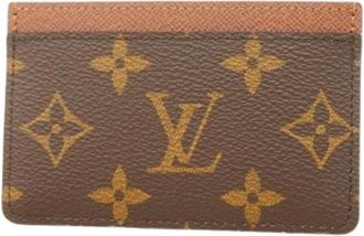Louis Vuitton unisex, Pre-owned, Brun, Taille: ONE Size Portefeuille en tissu Pre-owned