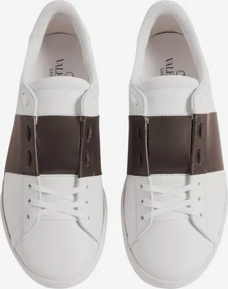 Valentino Garavani Mens Sneakers Royco Leather Brown Trainers