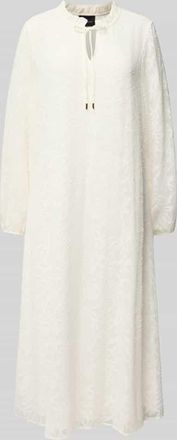 s.Oliver Black Label Loose Fit Jacquard-Kleid mit Taillenband