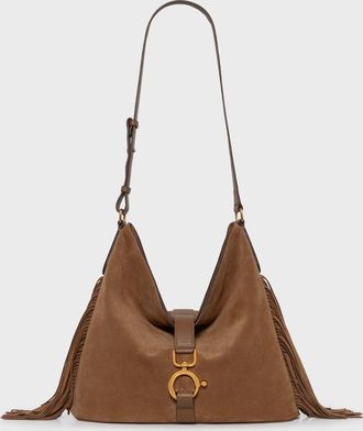 Gerard Darel Sac en cuir velours - DEVA - Toundra