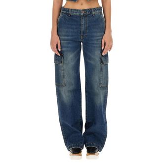 Stella McCartney Cargo Loose-fit Jeans - - Jeans - Damen - Blau - W27