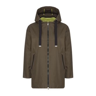 Herno Parka mit R&uuml;schensaum - - Coats - Damen - Gr&uuml;n - XL