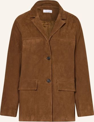 Darling Harbour Darling Harbour Lederblazer braun