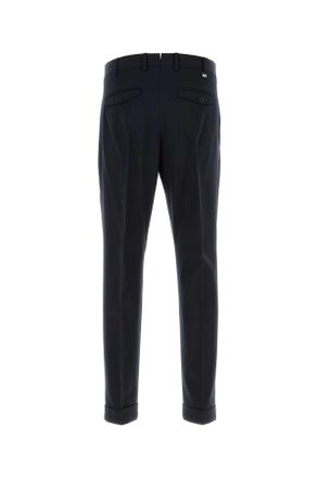 Pantaloni Torino Mens Midnight Blue Stretch Wool Pant Pantaloni Trousers