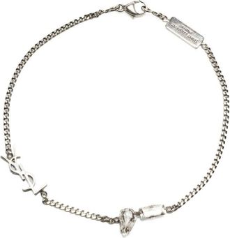 Saint Laurent Logo-detail Bracelet