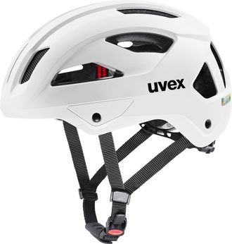 Uvex Stride - robuster Fahrradhelm f&uuml;r Damen und Herren - individuelle Gr&ouml;&szlig;enanpassung - White matt - 59-61 cm
