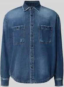 Replay Regular Fit Jeanshemd mit Viskose-Anteil