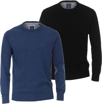 Redmond Rundhalspullover Pullover (1-tlg) hochwertige Qualität mit Rundhals-Ausschnitt im 2er Pack