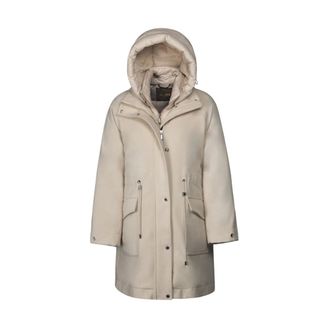 Moorer Femme, Manteaux, Beige, Taille: 34 FR Alimena-Le Parka
