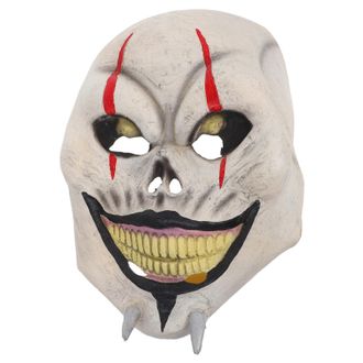 BESPORTBLE Realistische Horror Vampir Maske Wei&szlig; f&uuml;r Halloween Cosplay und Gruselige Party Vielseitige Gesichtsbedeckung f&uuml;r Escape Spiele und Themenspa&szlig; Erwachs