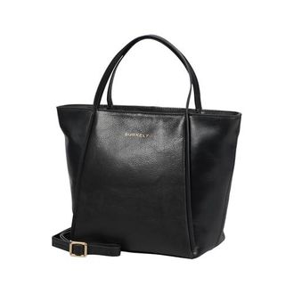 Burkely Fine Florence Handbag - Sac à Main Femme en Cuir Noir - Option Bandoulière - Sac Élégant pour Travail et Quotidien