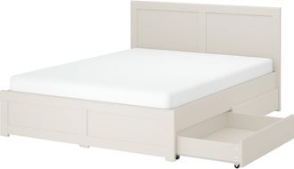 IKEA F&Aring;GELFJ&Auml;LLET Bettgestell +2 -k&auml;stn/Mitba/Fedhzra