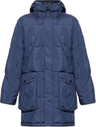 Paul Smith Homme, Vestes, Bleu, Taille: XL Veste isolante à capuche