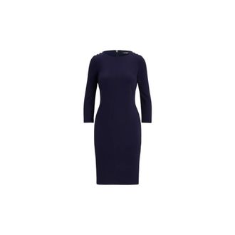 Ralph Lauren Romee Midikleid - - Dresses - Damen - Blau - 3XS