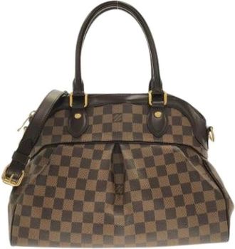 Louis Vuitton Sac &agrave; main vintage en toile pr&eacute;-appartenant - Femme - Pre-owned - Brun - Taille: ONE Size