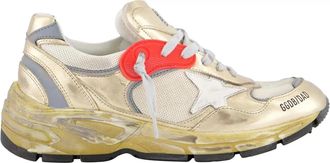 Golden Goose Low-Top Sneaker - Dames Running Dad Sneaker Metallic - Gr. 36 (EU) - in Gunmetal - für Damen