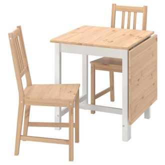 IKEA PINNTORP Tisch und 2 St&uuml;hle