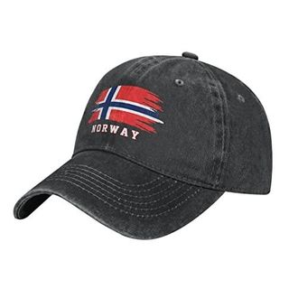 Generic Sun Protection Casquettes Drapeau Norv&eacute;gien L&eacute;ger Casquette Trucker Unisexe Visiere pour Soir&eacute;es Randonn&eacute;e Entra&icirc;nements
