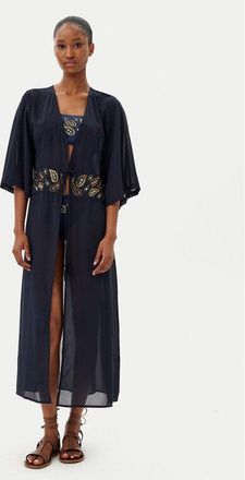 Selmark Kimono BN297 Dunkelblau Relaxed Fit