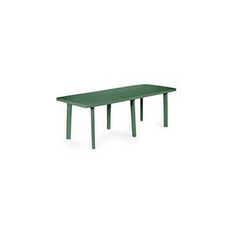 Dmora Dmora Table rectangulaire extensible, avec 6 pieds, Made in Italy, 144x90x72 cm (ferm&eacute;), couleur Vert