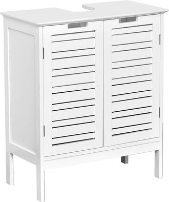 Tendance Trend - Element unter Waschbecken 2 T&uuml;ren wei&szlig; Miami