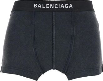 Balenciaga Rock mit Cut-Out-Slip - Grau