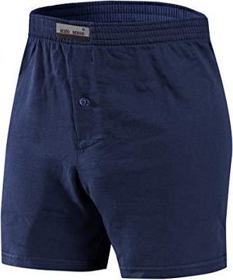 Sesto Senso Bas de Pyjama Homme Court Pantalon Coton 1 Pack XL Bleu foncé