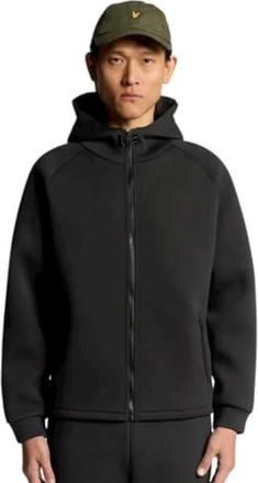 Lyle & Scott Sweat noir &agrave; veste en n&eacute;opr&egrave;ne ML2516V-Z865, Noir, L