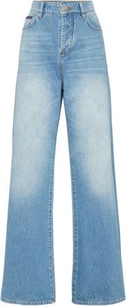 Philipp Plein Femme, Jeans, Bleu, Taille: W27 Denim Skater Fit Pantalons