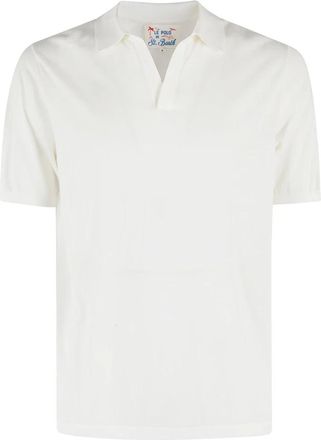 MC2 Saint Barth Homme, Tops, Blanc, Taille: XL Polo Classique en Blanc