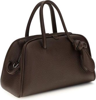 Jacquemus Womens Brown Calf Leather Bos Taurus Handbag Bag
