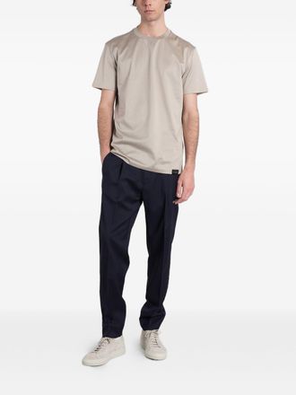 low brand Mens T-Shirt Grey Cotton T-Shirts And Polos