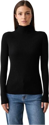 Joop Col roul&eacute; en viscose - Femme - Pulls - Noir - Taille: 36 FR