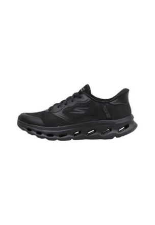 Skechers Go Walk Glide-Step 2.0-Zac Baskets mains libres pour homme, noir/noir, 45.5 EU