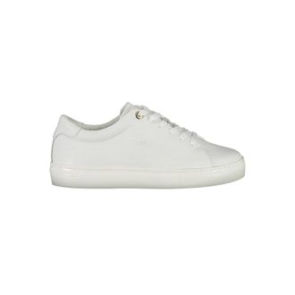 Tommy Hilfiger Wei&szlig;e Leder Damen Sneaker - - Shoes - Damen - Wei&szlig; - 39 EU