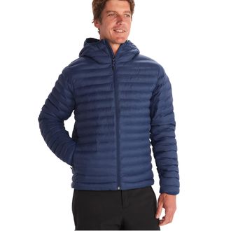 Marmot Herren, Ultra-Leichte Isolierte Winterjacke, Warme Outdoorjacke Mit Kapuze, Wasserabweisende Steppjacke, Winddichte Funktionsjacke Mit Kleinem Packmaß