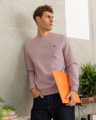 Faguo Sweat col rond rose gris&eacute;