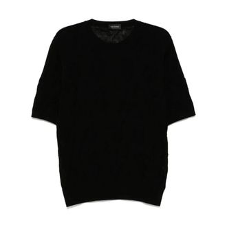 Tagliatore Homme, Pulls, Noir, Taille: 2XL T-shirt tricot&eacute;