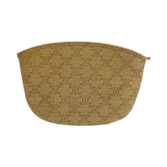 Celine Pre-owned Vintage Macadam PVC M&uuml;nzetui - - Pre-owned - Damen - Beige - ONE SIZE