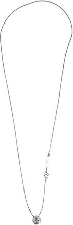 Rick Owens Homme, Accessoires, Gris, Taille: ONE Size Mini Orb Pendant Necklace