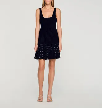 Sandro Robe courte &agrave; strass