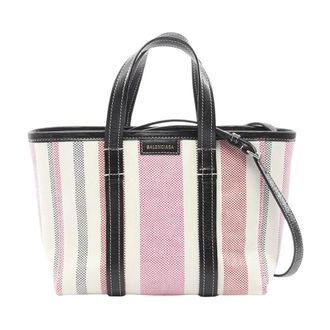 Balenciaga Pre-owned Vintage Gestreifte Canvas-Tragetasche - - Pre-owned - Damen - Mehrfarbig - ONE SIZE