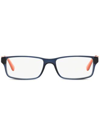 Polo Ralph Lauren lunettes de vue à monture rectangulaire - Bleu